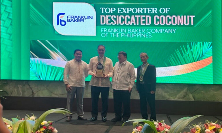 Franklin Baker Named Top Exporter for Desiccated Coconut at the Coconut ...